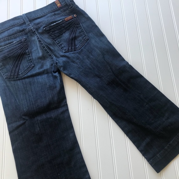 7 For All Mankind | Jeans | 7famk Infamous Dojo Cropped Jeans | Poshmark
